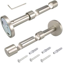 Liedeco Doppeltr&auml;ger f&uuml;r Gardinenstangen &Oslash; 16 mm silber &Oslash; 1,6cm
