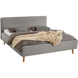 Meise M&ouml;bel meise.m&ouml;bel Polsterbett &raquo;Mattis&laquo; Topseller, wahlweise mit Bettkasten grau Bezug Bett: Struktur Gewebe (100% Polyester) Liegefl&auml;che L&auml;nge B: 200cm x 