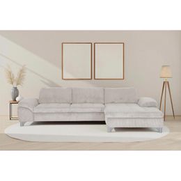 Die PlanBar Ecksofa &raquo;Recamiere MP-IN14007 L-Form, Breite 318 cm&laquo; wahlweise mit Schlaffunktion und verstellbaren Kopfst&uuml;tzen 100% Polyester B/H/T: 