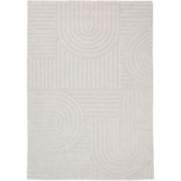 FLAIR RUGS Teppich &raquo;ZEN GARDEN&laquo; rechteckig 14 mm H&ouml;he 100% Wolle, Hoch-Tief-Effekt, auch als L&auml;ufer und in Rund erh&auml;ltlich Wolle B : 200cm 1 Stk., 