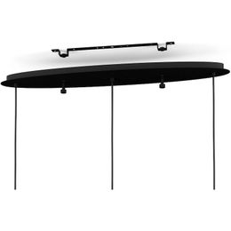 Eglo H&auml;ngeleuchte &raquo;AGUILARES&laquo; E27 1 Stk. H&auml;ngeleuchte in schwarz aus Stahl - exkl. E27 - 40W schwarz H: 104,5cm, 1 Stk.