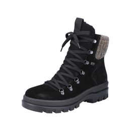 Rieker Lace-Up Ankle Boots female size 37 mottled grey / Black