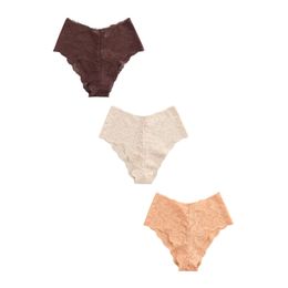 next Slip Damen Gr&ouml;&szlig;e XL hellbeige / dunkelbraun / hellorange
