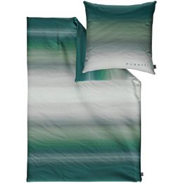 Bugatti Bettw&auml;sche &raquo;Satinbettw&auml;sche Bugatti&laquo; 2 Stk. mit harmonischem Farbverlauf gr&uuml;n Mako-Satin, Obermaterial: 100% Baumwolle B/L: 140cm x 200cm, 1 