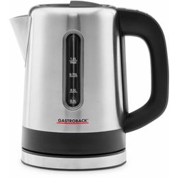 Gastroback Wasserkocher &raquo;Design Mini 42435&laquo; 1 l 2200 W silber Einheitsgr&ouml;&szlig;e Wasserkocher