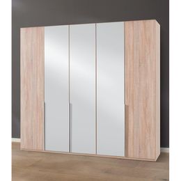 wimex Kleiderschrank &raquo;New York&laquo; braun B/H/T: 225cm x 208cm x 58cm, T&uuml;ren: 5 Stk.