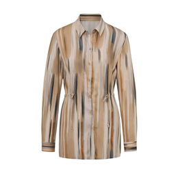 GOLDNER Blouse female size L Beige / Grey