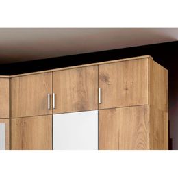 wimex Schrankaufsatz &raquo;Click&laquo; braun Kunststoff B/H/T: 135cm x 42cm x 56cm, Aufsatz, 3-t&uuml;rig