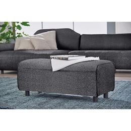 Creation BY ROLF BENZ Hockerbank &raquo;CR.480&laquo; schwarz Chenille COCO (72% Polyester 15% Baumwolle 13% Polyacryl) B/H/T: 100cm x 42cm x 51cm, Chenille COCO