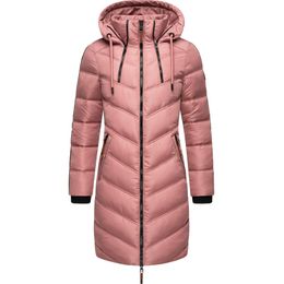 Marikoo Winter Coat 'Armasa' female size M Light pink / Black