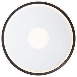 Brilliant Deckenleuchte &raquo;Vegas&laquo; 1 Stk. Farbwechsler sehr helle LED - &uuml;ber Fernbedienung dimmbar - 50cm &Oslash; - 5400 Lumen schwarz-wei&szlig; 1, &Oslash; 50,8cm H: 3,6cm, 1 Stk.