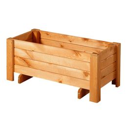 Promadino Pflanzk&uuml;bel BxTxH: 78x38x34 cm braun Holzwerkstoff Einheitsgr&ouml;&szlig;e