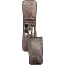 Pfeilring Pfeilring Manik&uuml;re-Etui mit Schere, Pinzette und Nagelpfeile grau B/H/T: 80mm x 125mm x 20mm 3 Stk.
