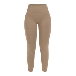 Smilodox Leggings Damen Gr&ouml;&szlig;e XS hellbraun