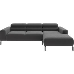 Home Affaire Ecksofa &raquo;Ecksofa, L-Form, incl. Kopfteilverstellung, Breite 258 cm&laquo; wahlweise elektrische Sitztiefenverstellung grau 95% Polyester, 5% 
