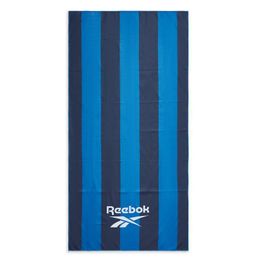 Reebok Sporthandtuch aus Frotteevelours blau Frotteevelours, Obermaterial: 100% Polyester B/L: 40cmx80cm, 1 Stk., Frotteevelours