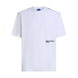 KARL LAGERFELD JEANS Shirt male size M Grey / Dark grey / Black / White