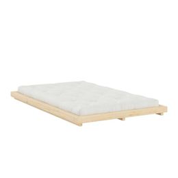 Karup Design Futonbett &raquo;FSC Massivholz Futonbett, excl. Matratze, mit Lattenrost&laquo; Minimalistisches Design, ein zeitloser Klassiker f&uuml;r moderne R&auml;ume beige 