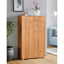 Priess Kombikommode beige Holzwerkstoff Made in Germany