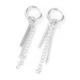 Firetti Damen Paar Creolen &raquo;Schmuck Geschenk Chain&laquo; Einh&auml;nger abnehmbar silber 15mm, Edelstahl
