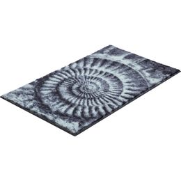 Grund Badematte &raquo;Ammona&laquo; H&ouml;he 20 mm rutschhemmend beschichtet fu&szlig;bodenheizungsgeeignet grau Polyacryl rechteckig (70cm x 120cm ), 1 Stk.