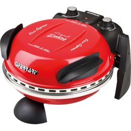G3FERRARI Pizzaofen &raquo;Delizia G1000602 rot inkl. Pizzaschaufel + Rezeptheft&laquo; bis 400 &deg;C mit Pizzastein &ndash; die Ikone unter den Pizza&ouml;fen rot 