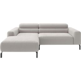 Home Affaire Ecksofa &raquo;Ecksofa, L-Form, incl. Kopfteilverstellung, Breite 223 cm&laquo; wahlweise elektrische Sitztiefenverstellung beige 95% Polyester, 5% 