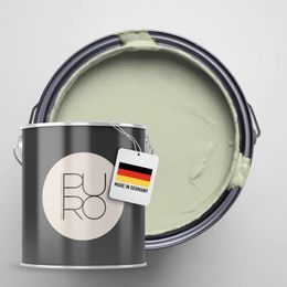 A.S. Cr&eacute;ation Wandfarbe &raquo;Premium Innenwandfarbe PURO Tuchmatt gentle lime&laquo; ideal f&uuml;r Wohnzimmer, Schlafzimmer, Flur und K&uuml;che, Farbwelt Gr&uuml;n gr&uuml;n 5 l 5ml