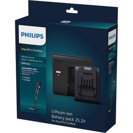 Philips Staubsauger-Akku &raquo;XV1797/01&laquo; Wechselakku + Schnellladestation f&uuml;r AquaTrio; 25,2 V schwarz 25,2 V Staubsauger-Akku