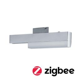 Paulmann Schienensystem-Controller &raquo;URail Schienenadapter Smart Home On/Off/Dimm 166x20mm&laquo; 1 Stk. tlg. dimmbar, Einzelspot grau Kunststoff Einheitsgr&ouml;&szlig;e