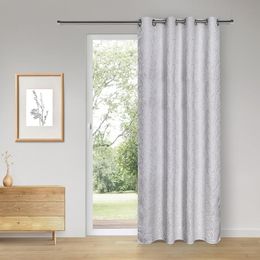 GERSTER Vorhang &raquo;Yetta&laquo; &Ouml;sen 1 Stk. tlg. SB-&Ouml;senschal "Yetta" silber Polyester 245cm, &Ouml;sen, 140cm