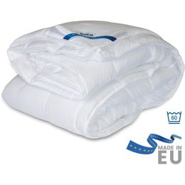 Beco Microfaserbettdecke &raquo;Royal Soft "GOLD", Bettdecke 135x200 und weitere Gr&ouml;&szlig;en!&laquo; 4-Jahreszeiten F&uuml;llung Polyester Bezug Microfaser 1 Stk. tlg. wei&szlig; 