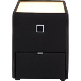Jockenh&ouml;fer Nachtkonsole &raquo;Lancy&laquo; mit LED-Beleuchtung schwarz Glas, Holzwerkstoff B/H/T: 42,5cm x 53cm x 45cm, 1 Stk.