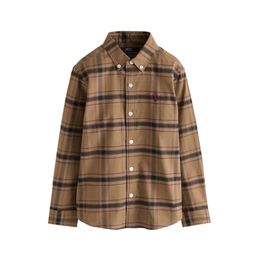 next Button Up Shirt boy size 122 Chocolate / Sepia