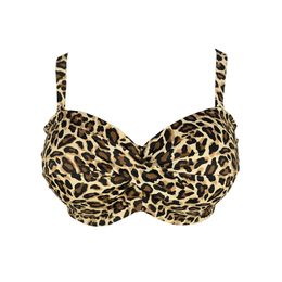 SugarShape Bikini Top 'Monaco Loop' female size 70 Beige / Cream / Brown / Black