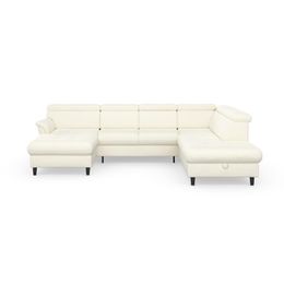 Sit & More sit&more Wohnlandschaft &raquo;Marano U-Form&laquo; inklusive Kopfteilverstellung, optional Schlaffunktion & Bettkasten beige 98% Polyester, 2% Polyamid B/H/T: 