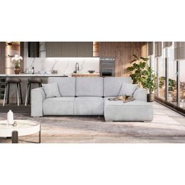 OTTO home Ecksofa &raquo;BEATRICE optionale Schlafsofa mit Bettkasten, B/T/H: 265/170/86 cm&laquo; L-Form, wahlweise auch mit Bettfunktion und Bettkasten beige 