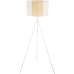 Eglo Stehlampe &raquo;ARNHEM&laquo; E27 1 Stk. Stehleuchte in wei&szlig; aus Stahl - exkl. E27 - 1X40W wei&szlig; &Oslash; 44cm H: 151cm, 1 Stk.