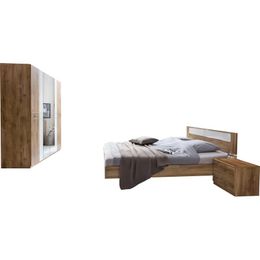 wimex Schlafzimmer-Set &raquo;Petra/Pamela&laquo; Set, 4 Stk. tlg. braun Schrankbreite 225 cm