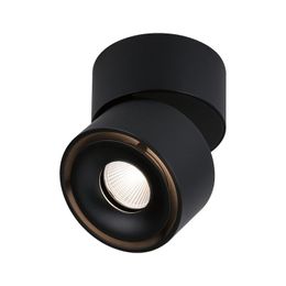 Paulmann LED Deckenleuchte &raquo;Spircle 78mm 8W 550lm 230V 3000K&laquo; 1 Stk. Warmwei&szlig; schwarz 1, &Oslash; 7,8cm H: 8,3cm, 1 Stk.
