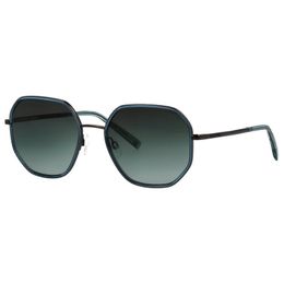 Marc O'Polo Marc O'polo Damen Marc O'Polo Sonnenbrille &raquo;Modell 508003&laquo; Form Hexagon, Logoschriftzug auf B&uuml;gel, Kombifassung blau Einheitsgr&ouml;&szlig;e