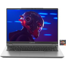 Captiva Business-Notebook &raquo;Business/Office I10-1343GE&laquo; 35,6 cm / 14 &prime;&prime; AMD Ryzen 7 Radeon 780M 500 GB SSD silber Windows 11 Pro 64-bit, ohne Netzteil