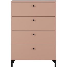 Schildmeyer Kommode &raquo;Smash, Kommode,melaminharzbeschichtet, Made in Germany, B: 80 cm&laquo; Solide Verarbeitung - Dieses Produkt ist in Deutschland gefertigt rot B/H/T