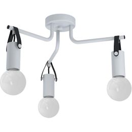 Eglo Deckenleuchte &raquo;APRICALE&laquo; E27 Deckenlampe grau 3, &Oslash; 46cm H: 24cm