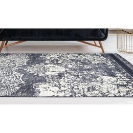 Padiro Teppich &raquo;Dolce Vita 125&laquo; rechteckig 10 mm H&ouml;he Trendige Verwaschung, Orient-Design lila Viskose B : 120cm 1 Stk., 10mm, L: 170cm