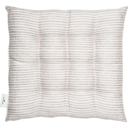 Tom Tailor HOME Stuhlkissen &raquo;Fresh Stripe&laquo; mit modernem Nadelstreifendessin grau Polyester B/L: 40cm x 40cm, 1 Stk.