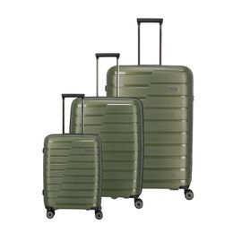 Travelite Herren Travelite Trolleyset &raquo;AIR BASE 3-teilig Reisekoffer Hartschale&laquo; mit TSA-Schloss und bruchfester Polypropylen-Schale Einheitsgr&ouml;&szlig;e