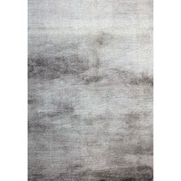 Kayoom Hochflor-Teppich &raquo;Luxe 525&laquo; rechteckig 45 mm H&ouml;he Hochflor, Kaninchenfell Haptik, Schlafzimmer grau Polyester B : 160cm 1 Stk., 45mm, L: 230cm