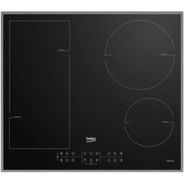 Beko Flex-Induktions-Kochfeld &raquo;HII 64200 FMTX&laquo; Stop&Go &ndash; Pause dr&uuml;cken und sp&auml;ter genau dort weitermachen silber Einheitsgr&ouml;&szlig;e Flex-Induktions-