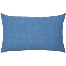 Pad Dekokissen &raquo;LEDA&laquo; 100% Baumwolle blau Baumwolle B/L: 30cm x 50cm, 2 Stk.